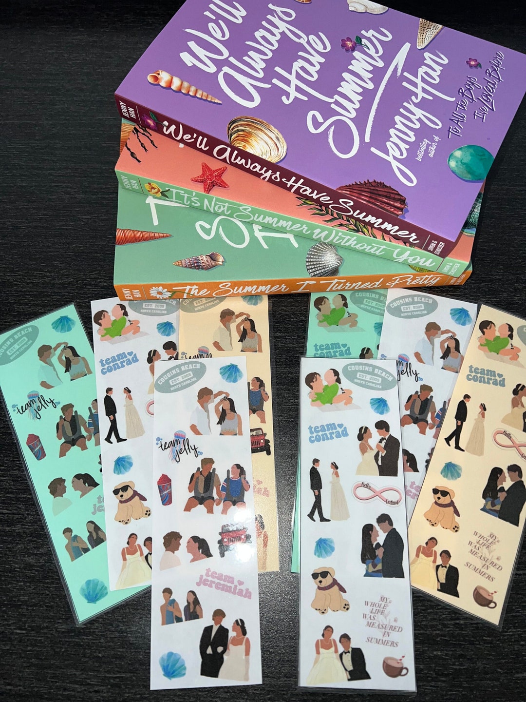 Custom Made the Summer I Turned Pretty Bookmarks , Team Conrad , Team ...