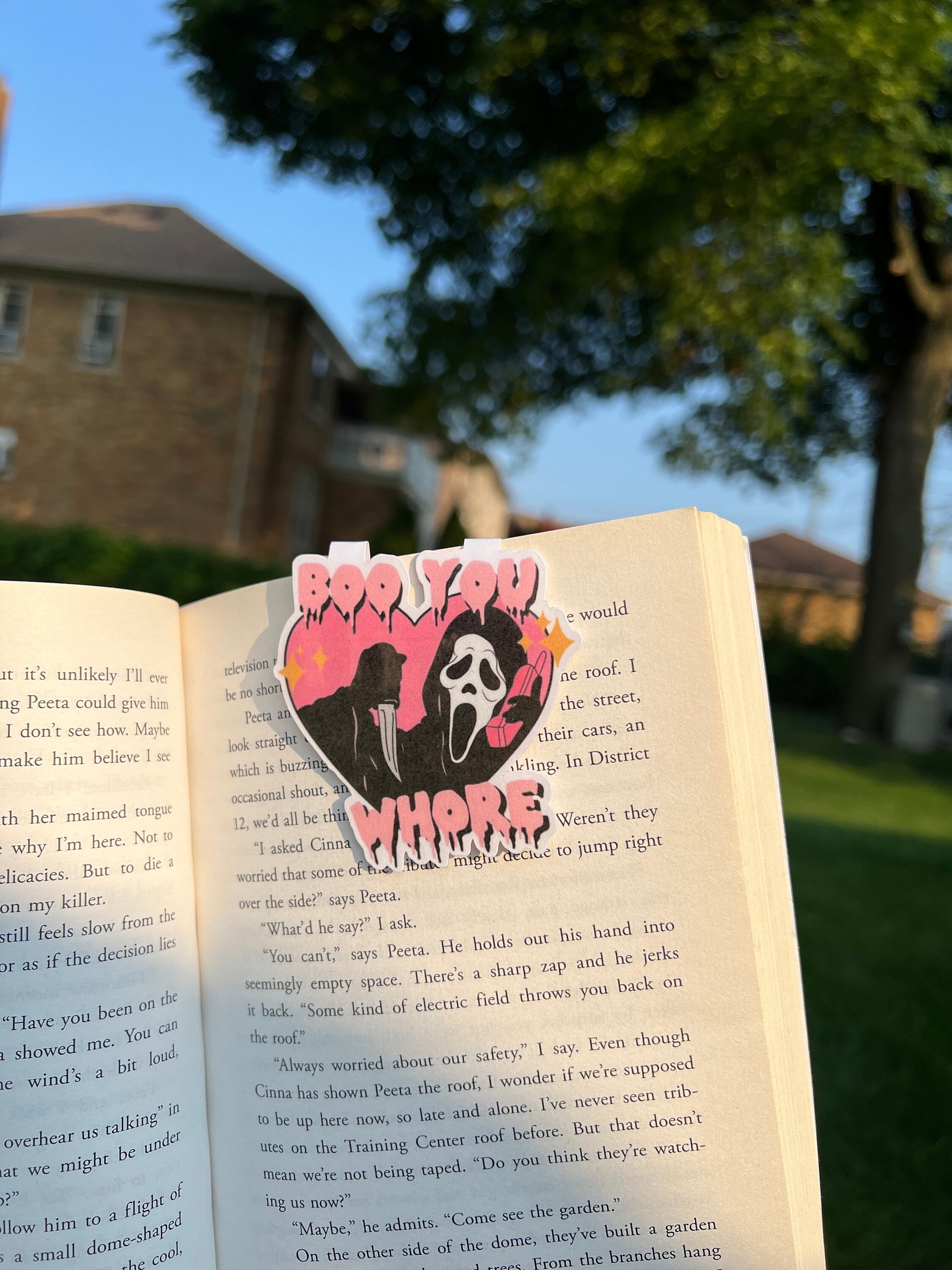 Ghostface Scream Inspired Pink Boo Magnetic Book Mark - Etsy