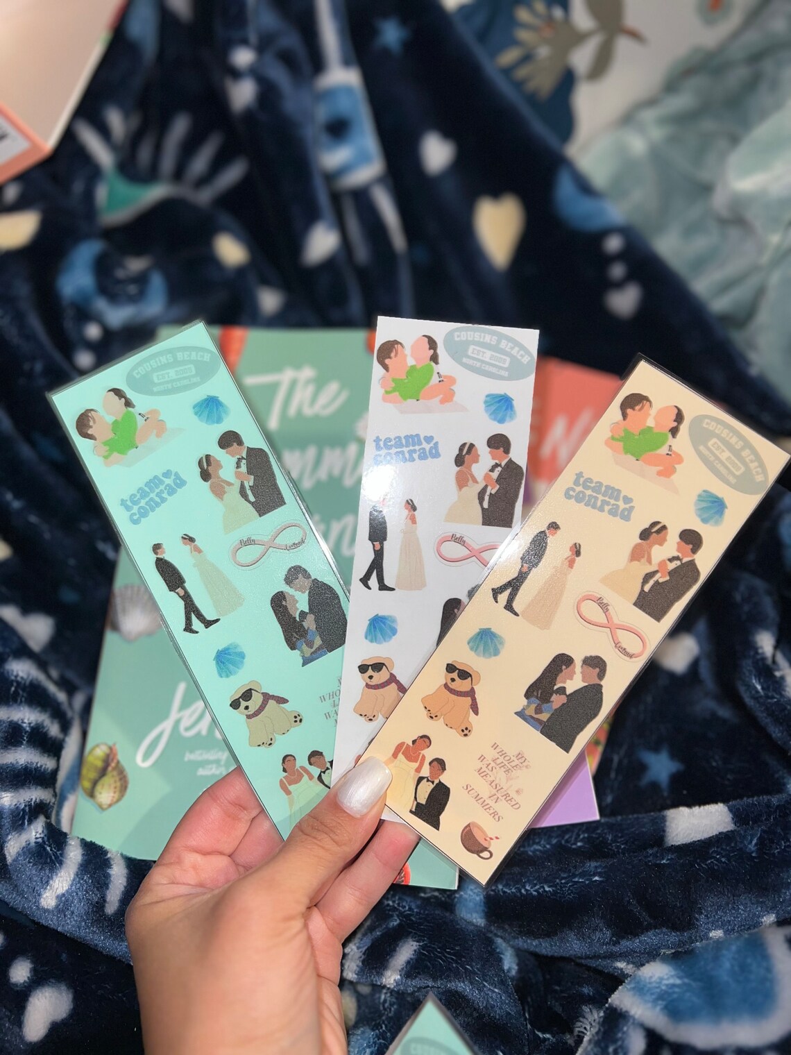 Custom Made the Summer I Turned Pretty Bookmarks , Team Conrad , Team ...