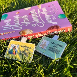 Team Jeremiah Team Conrad Inspired Library Card Bookmark Magnetic Book ...