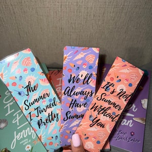 SET OF 3 the Summer I Turned Pretty Bookmarks , Team Conrad , Team ...