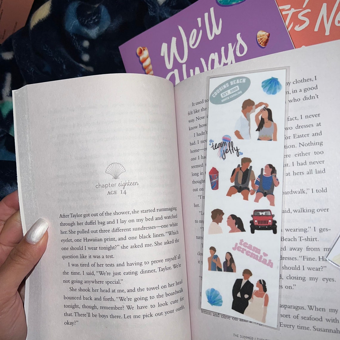 Custom Made the Summer I Turned Pretty Bookmarks , Team Conrad , Team ...