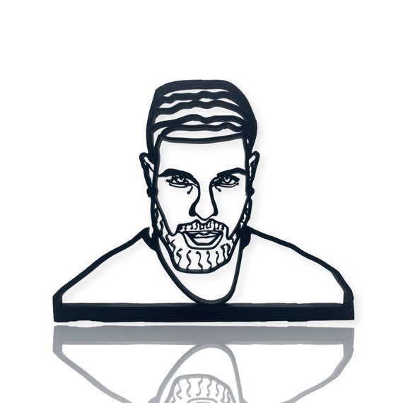 Rapper Drake Inspired 2D Minimalist Decor Desk Shelf Table - Etsy