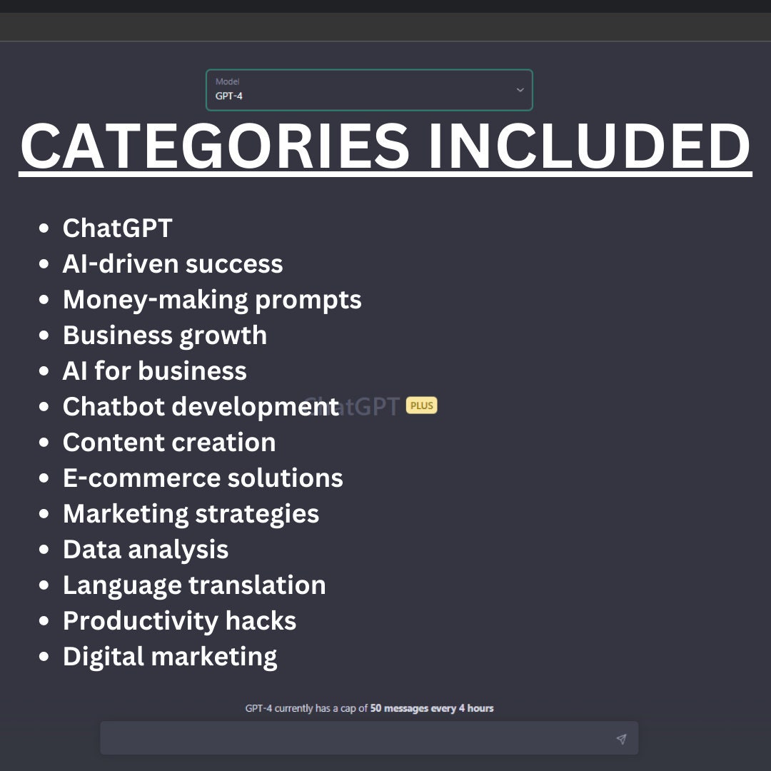 Chatgpt Money-making Blueprint: 500+ Prompts for Profitable Ideas ...