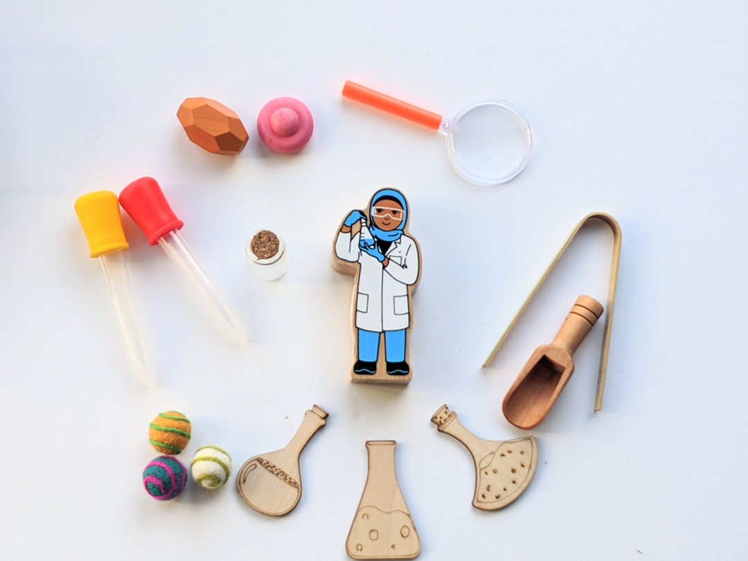 Scientist Sensory Kit, Loose Parts, Small World, Imaginative, Open ...
