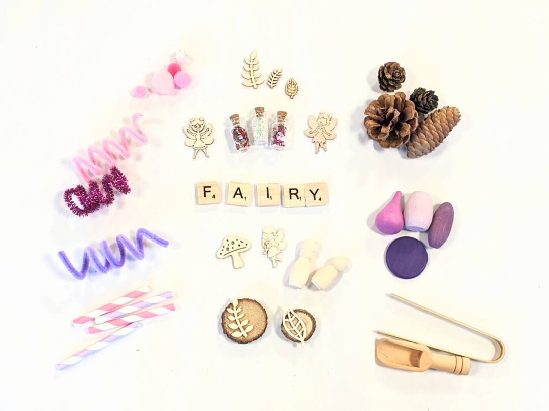 Fairy Sensory Kit, Loose Parts, Small World, Imaginative Play, Open ...