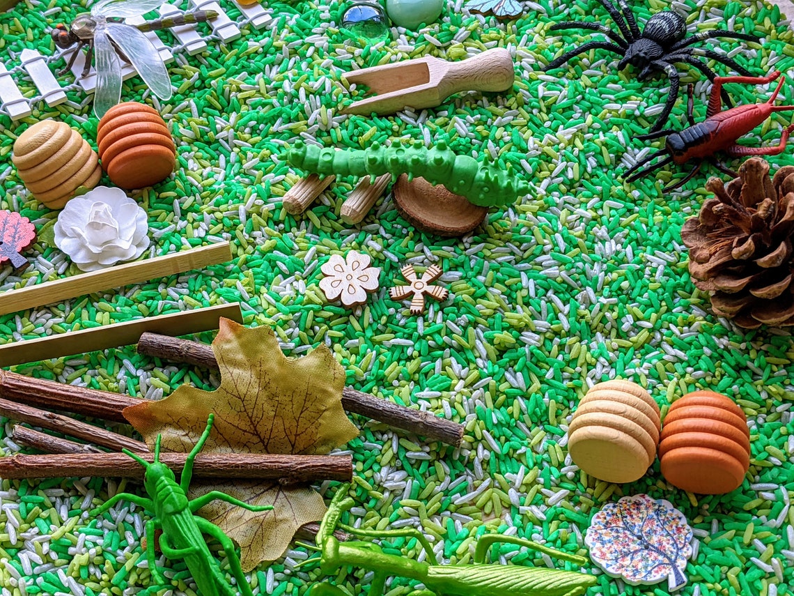 Minibeasts Sensory Kit Loose Parts Small World Play | Etsy