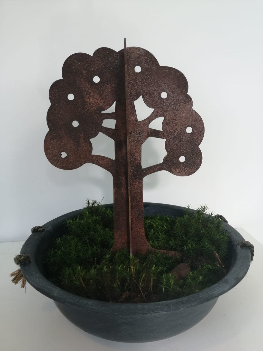 Tree of Life, Decorative Tree, Metal, Rust Standing Tree of Life, Table ...