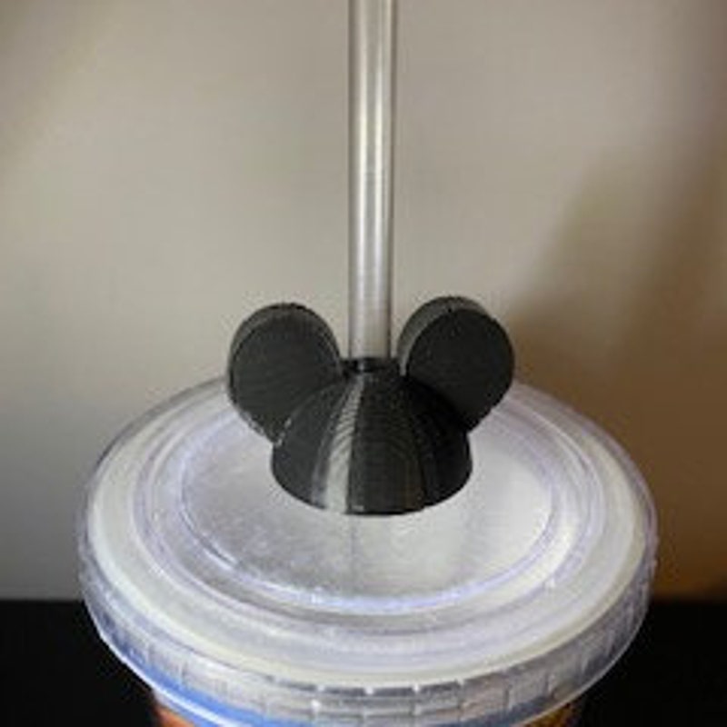 Mickey Mouse Straw Topper - Etsy
