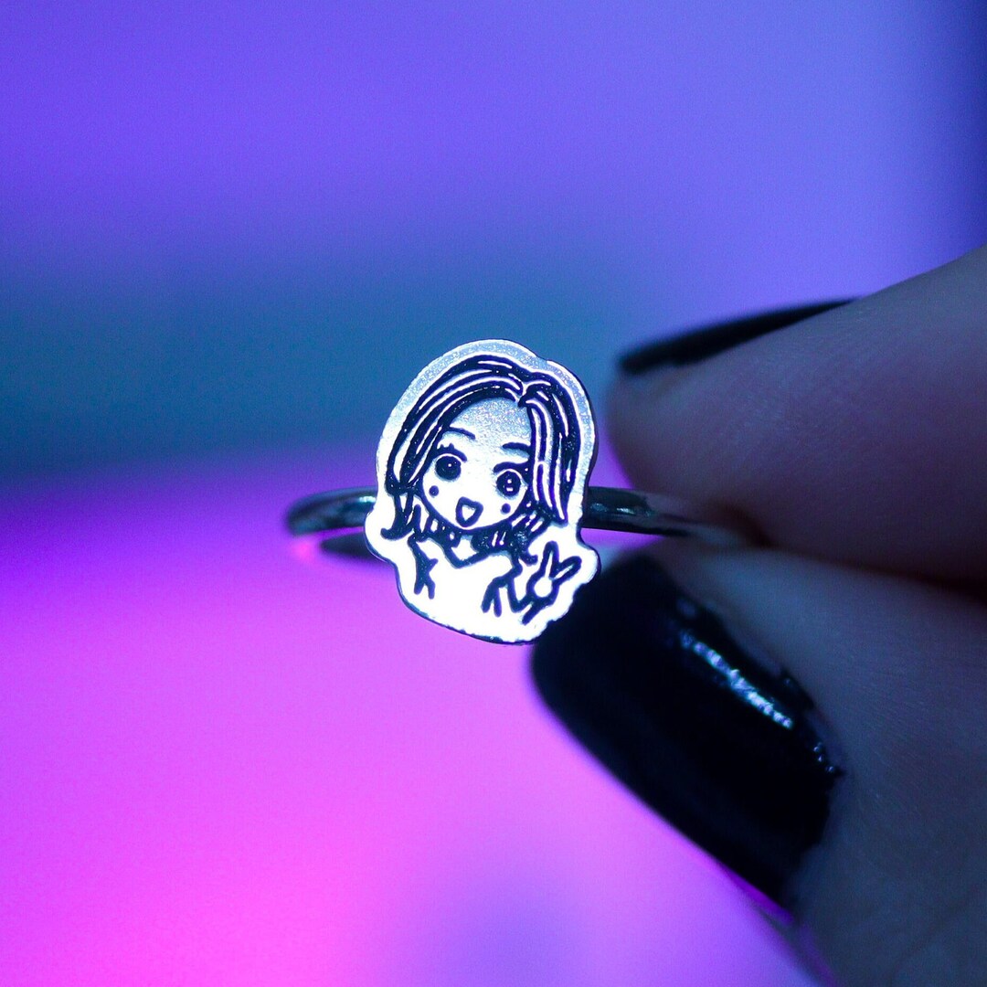 Hachi Ring, Hachiko Ring, Anime Jewelry, Sterling Silver - Etsy