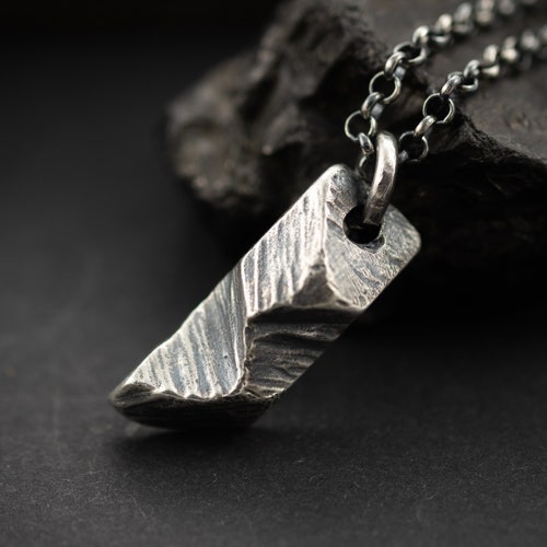 Handmade Rustic Men's Necklace Jewelry Gift for Him Mens - Etsy