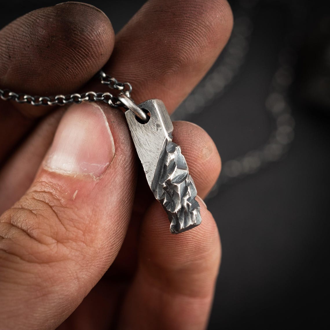 Handmade Rustic Men's Necklace Jewelry, Gift for Him, Mens Gift ...