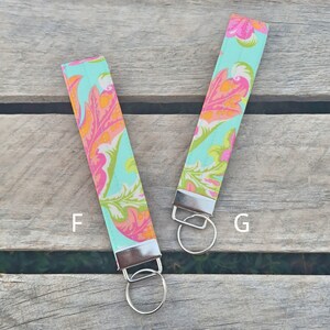Tula Pink Key Fobs, Key Chain 25mm. Jen's Corner Shop. - Etsy