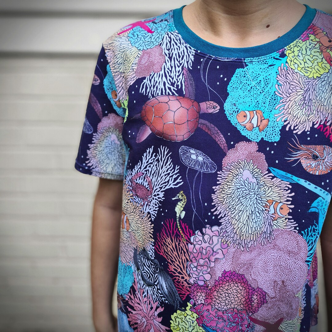 Great Barrier Reef and Shells Scenic Route T-shirt Jen's Corner Shop - Etsy