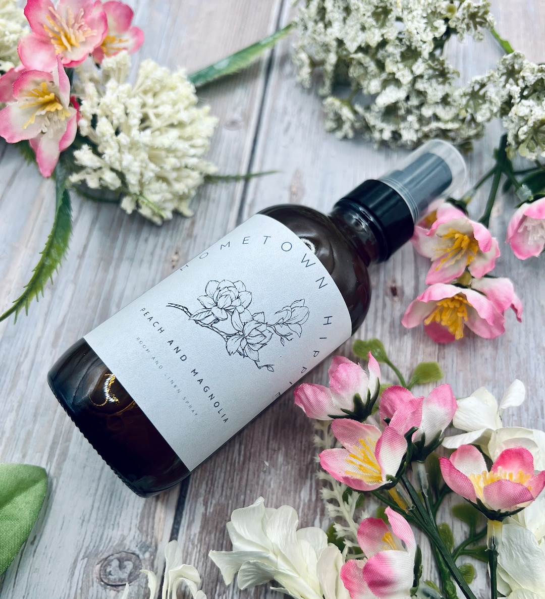 Peach Magnolia Room and Linen Spray 4oz, Air Freshener for Rooms and ...