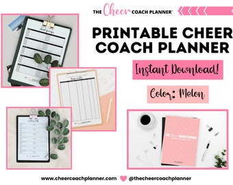 Count Sheet Cheerleading Coach Binder Printable Digital - Etsy