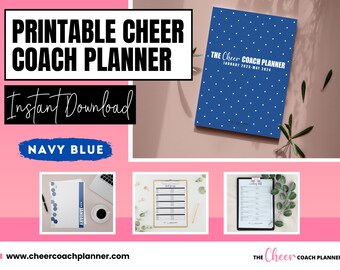 Cheer Coach Planner, Printable Cheer Planner, Cheer Season Planner ...