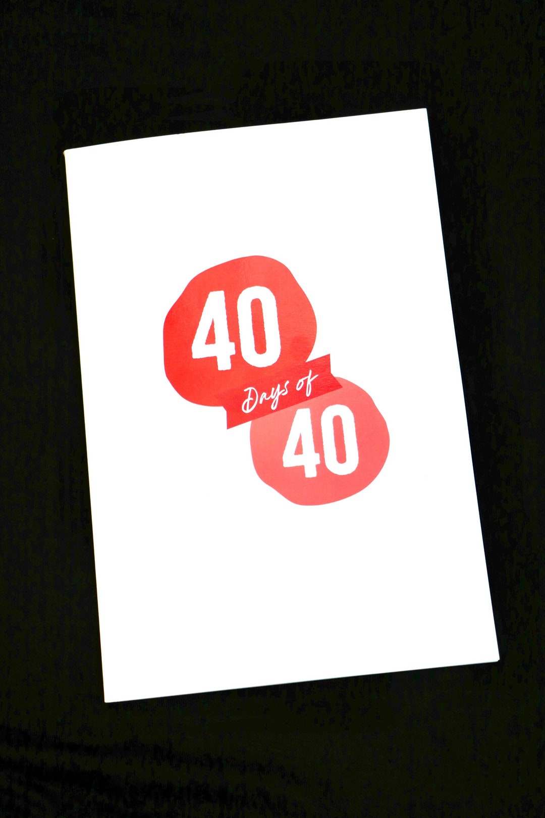 40 Days of 40 Journal - Etsy
