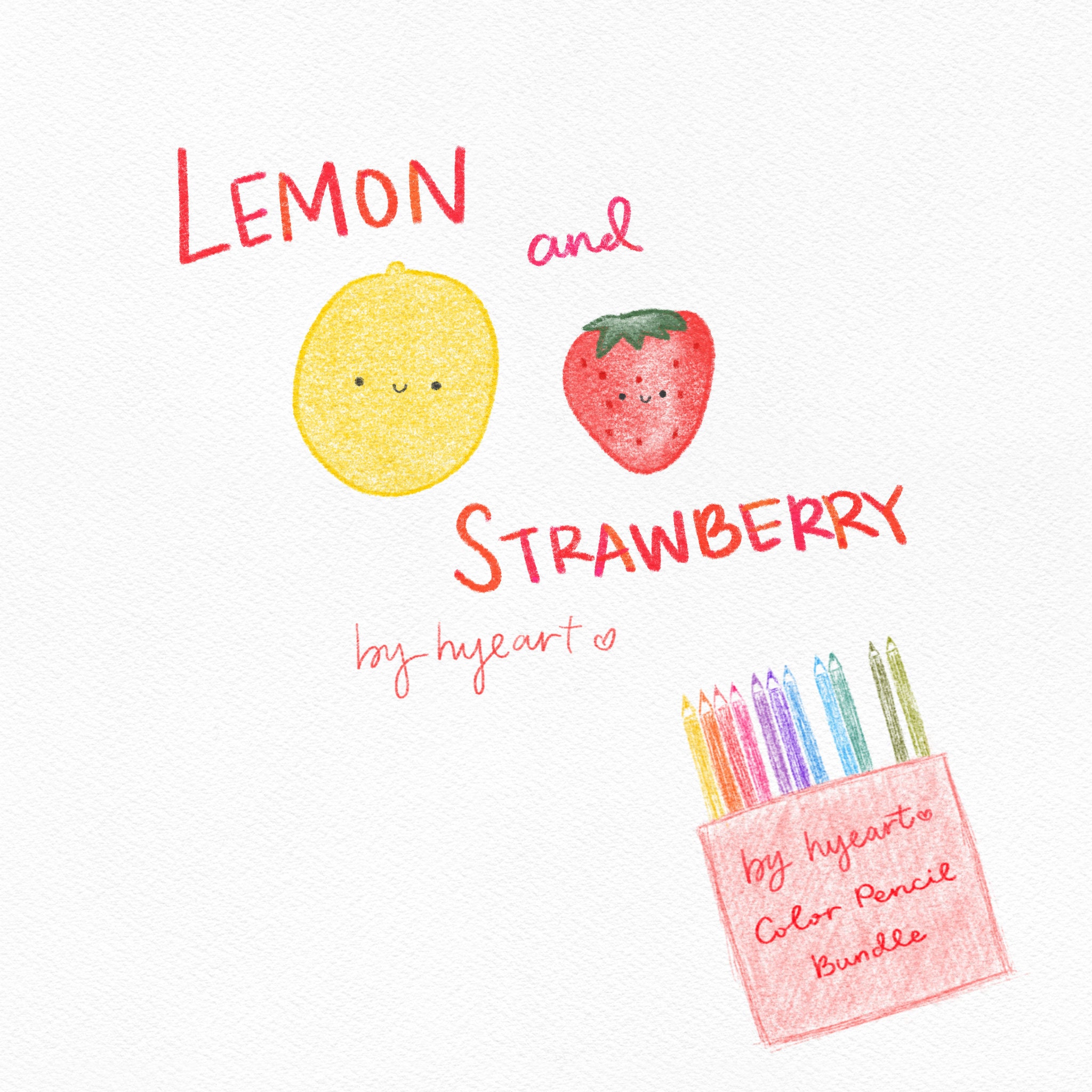 14 Color Pencil Brush, Procreate Bundle, Get Free Brush, Procreate ...