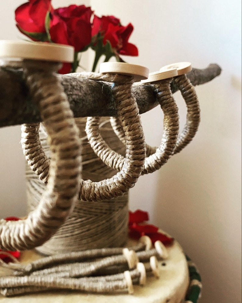 Shower Rings 100% Ecological and Silent / Hanging Macramé | Etsy UK