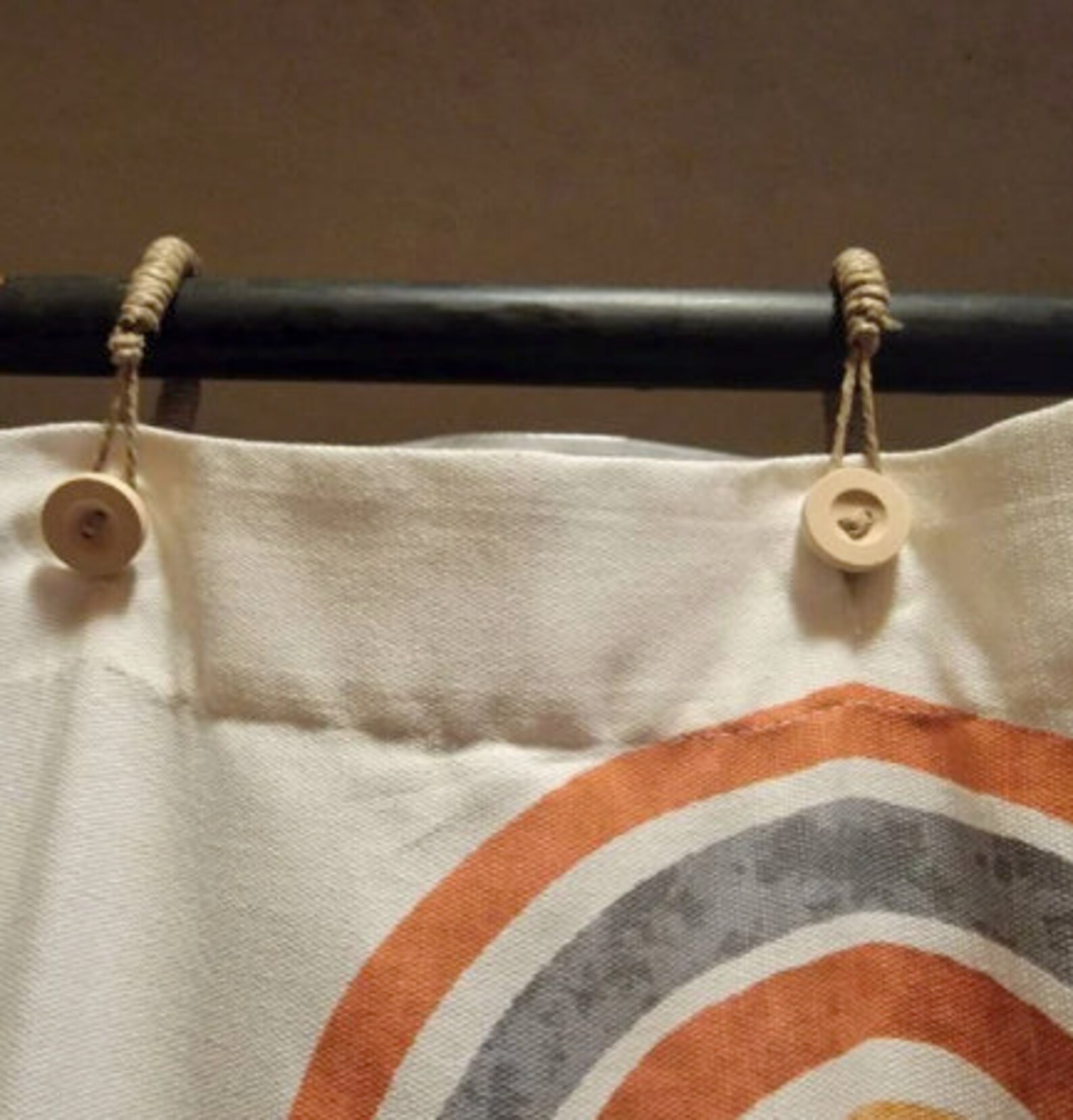 Shower Rings 100% Ecological and Silent / Hanging Macramé | Etsy UK