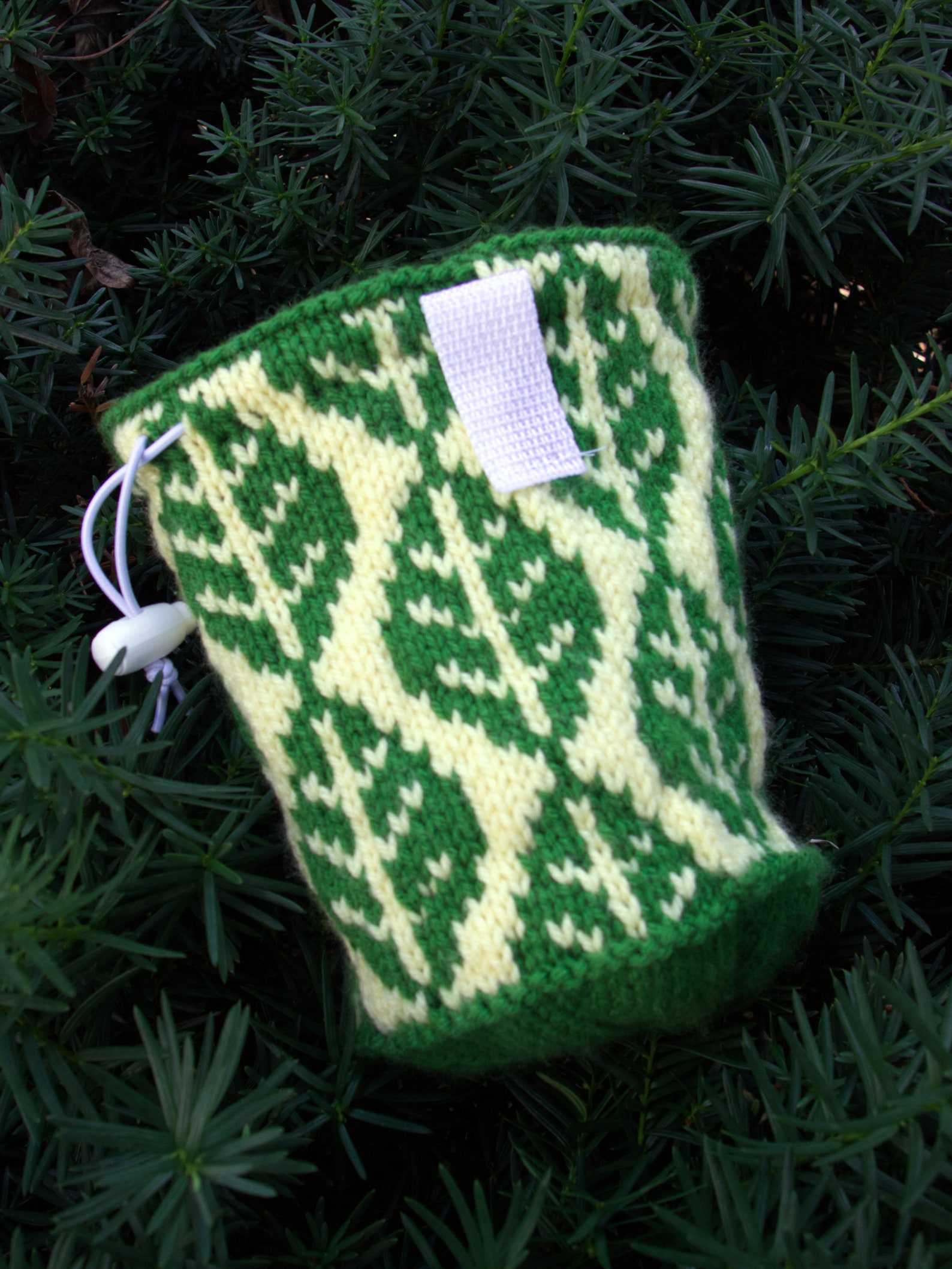 Leaves Rock Climbing Chalk Bag Handmade Knitting Pattern - Etsy