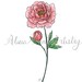 Family Birth Flower Design Names in Stems Personalized Mothers Day Gift ...