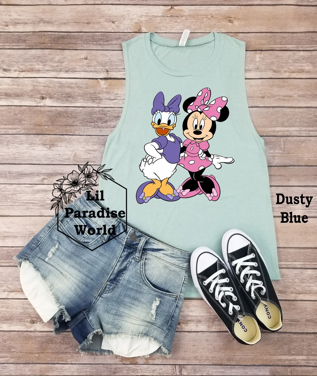 Daisy and Minnie Muscle Tank,disney Mommy and Me Muscle Tank,minnie ...