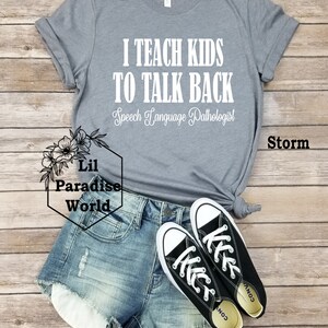 I Teach Kids to Talk Back WP Shirt-speech Pathologist Shirt-slp Shirt ...