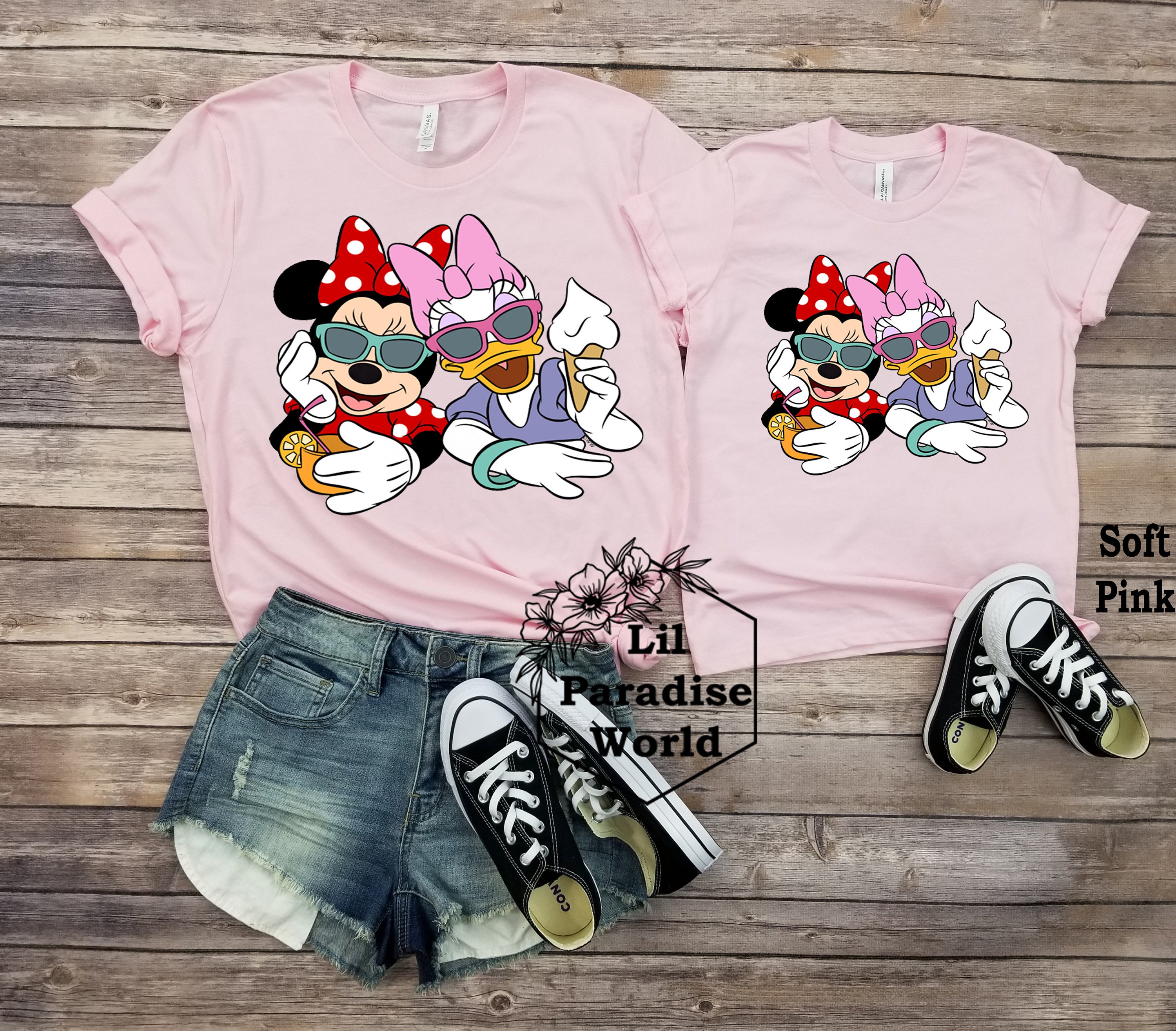 Summer Minnie Mouse and Daisy Duck Mommy and Me Shirtanimal - Etsy