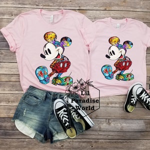Art Mickey Mouse Matching Shirt,animal Kingdom Shirt,mickey Mouse ...
