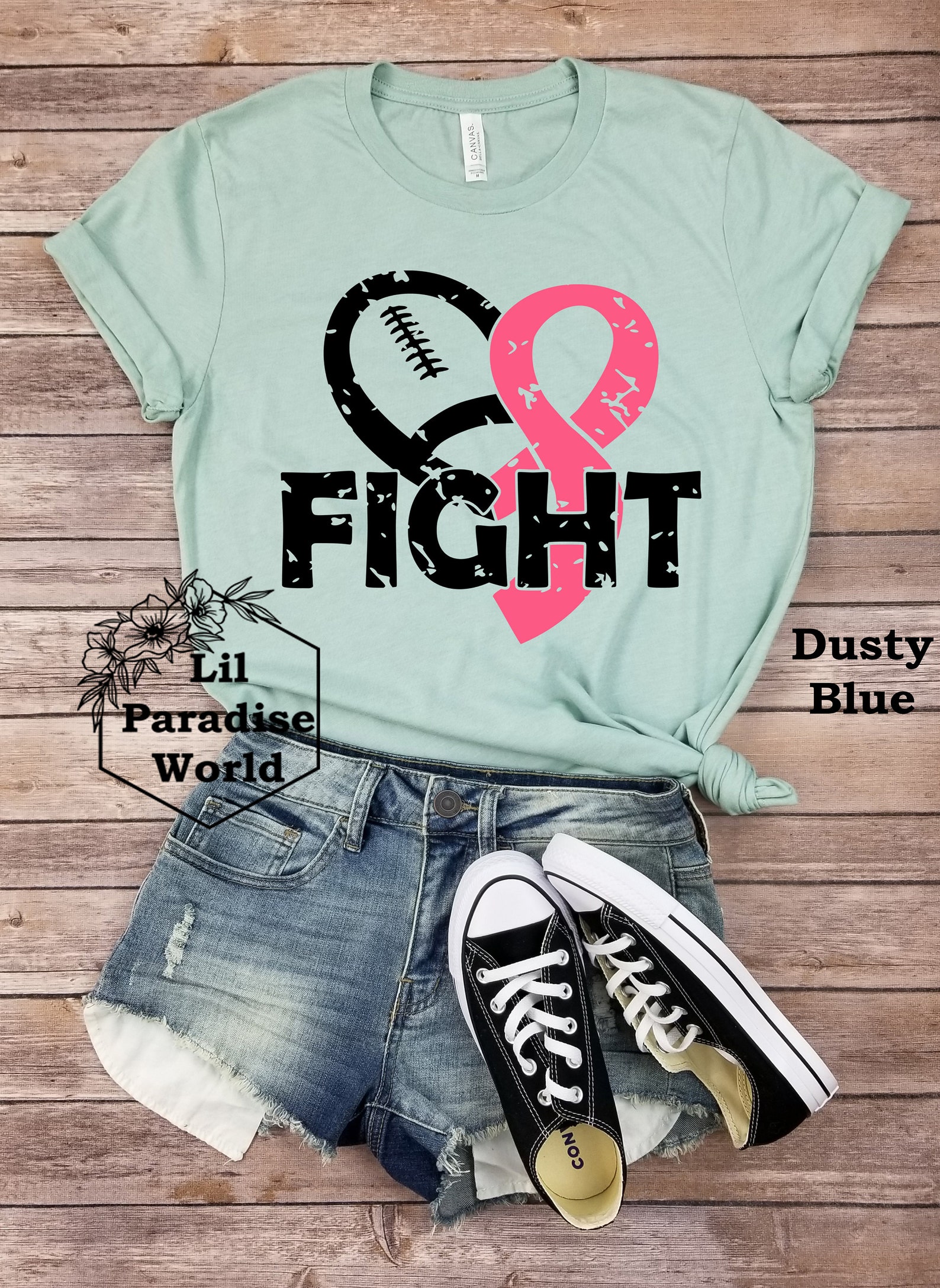 Fight Football Cancer Shirt-fight Cancer Shirt-in October We | Etsy