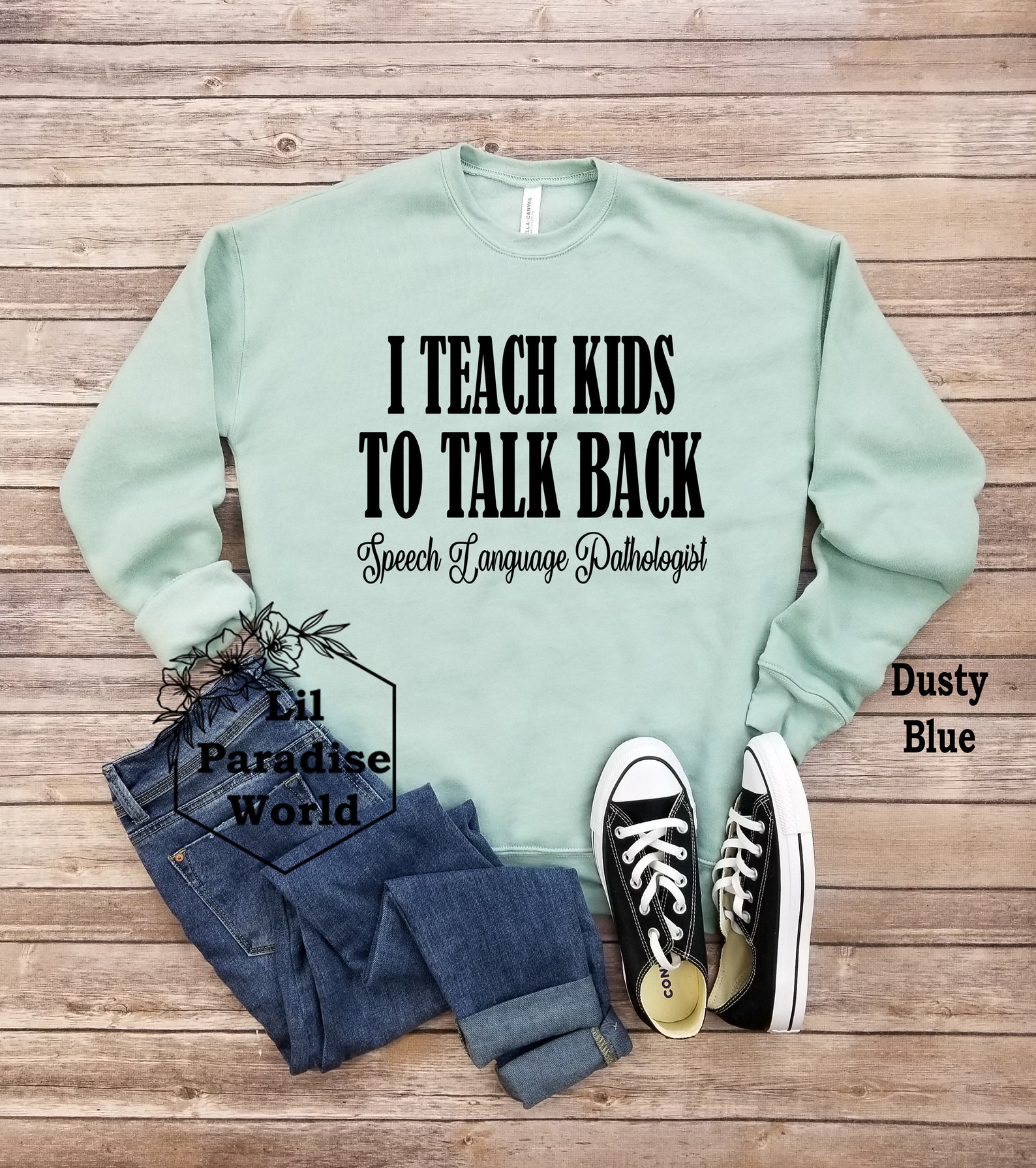 I Teach Kids to Talk Back Sweatshirt-speech Pathologist-slp Sweatshirt ...