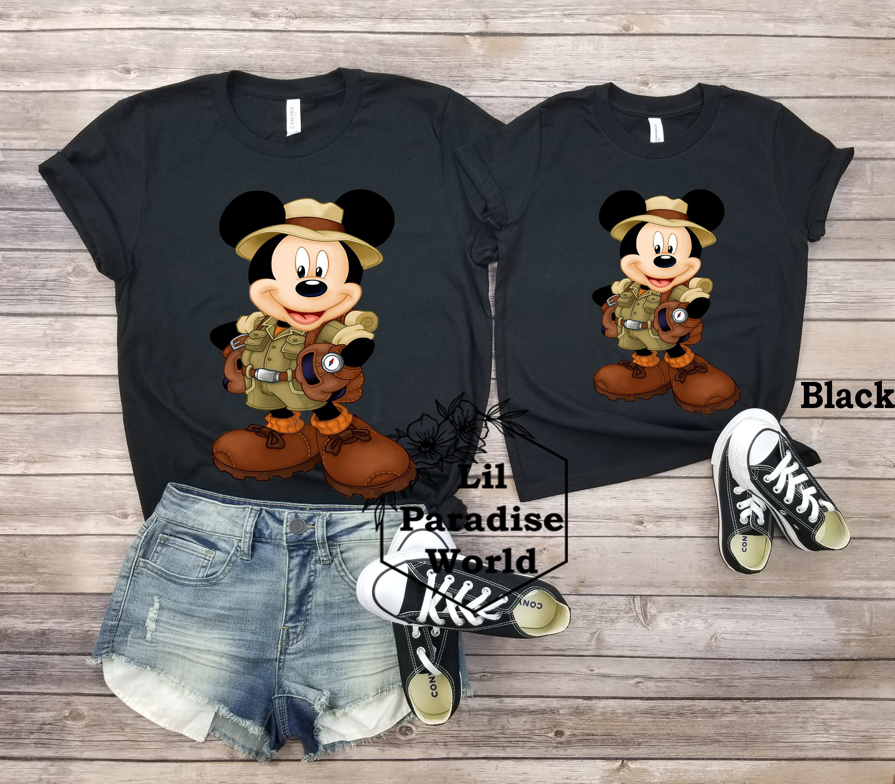 Safari Mickey Mouse Matching Shirtmatching Animal Kingdom - Etsy