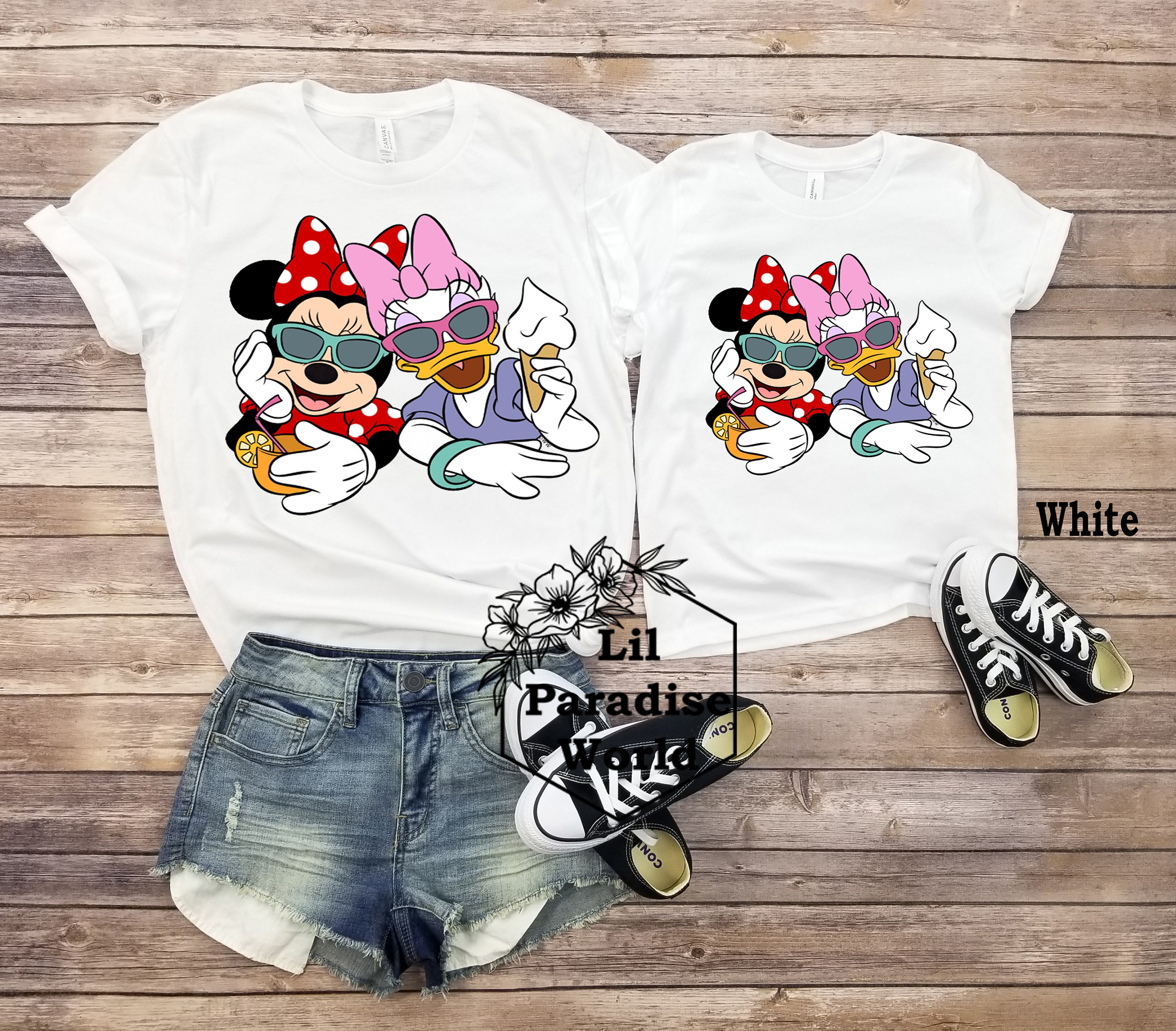 Summer Minnie Mouse and Daisy Duck Mommy and Me Shirtanimal - Etsy