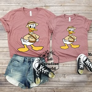 Safari Donald Duck Matching Shirt,matching Animal Kingdom Shirt,donald ...