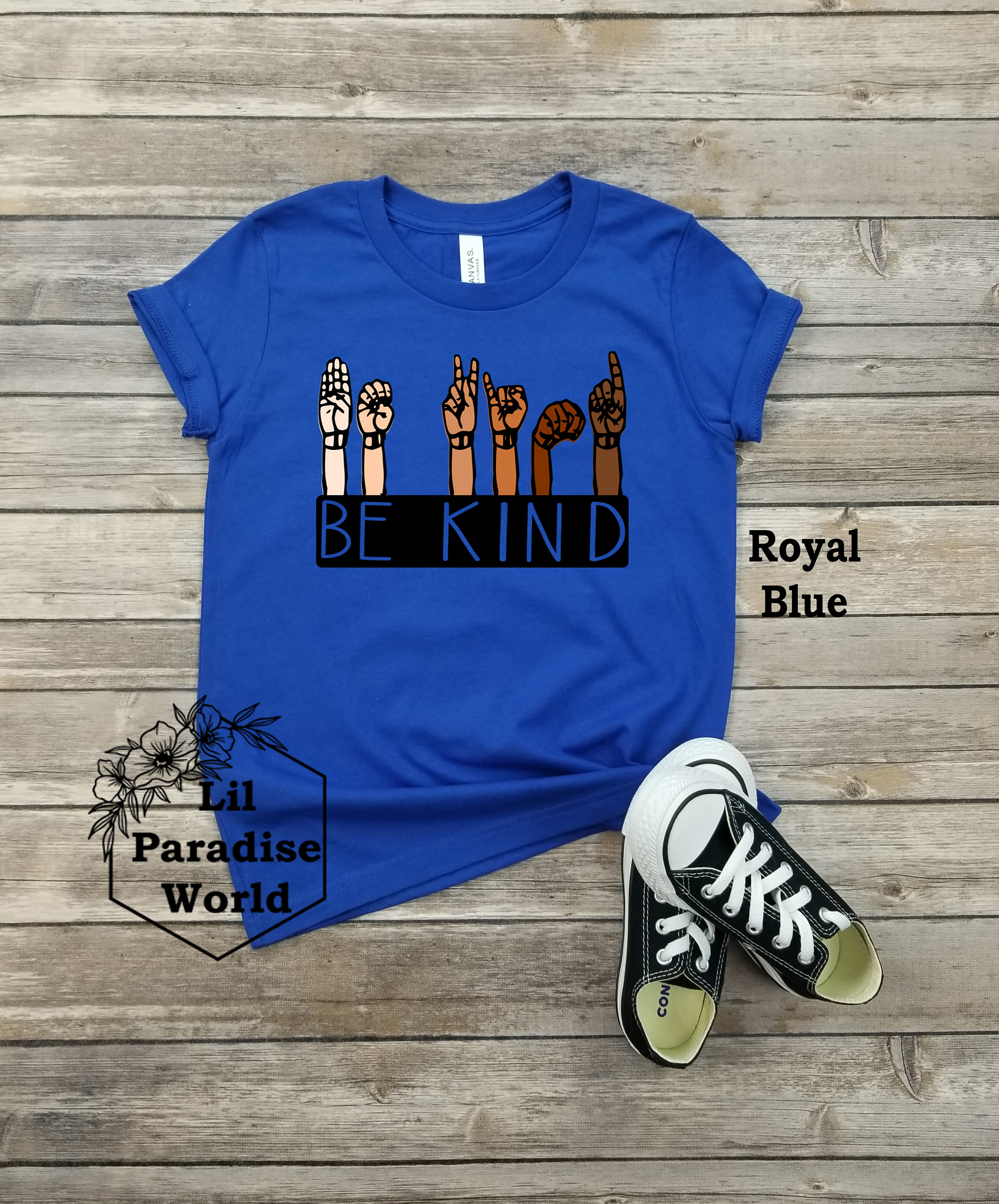 Be Kind Sign Language Kids Shirt-be Kind-kids Back to School | Etsy