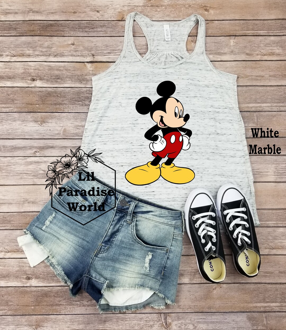 The Original Mickey Mouse Racerback Tank,animal Kingdom Tank,mickey ...
