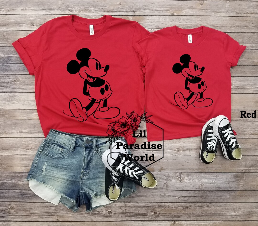 Outline Mickey Mouse Matching Shirt,animal Kingdom Shirt,retro Mickey ...