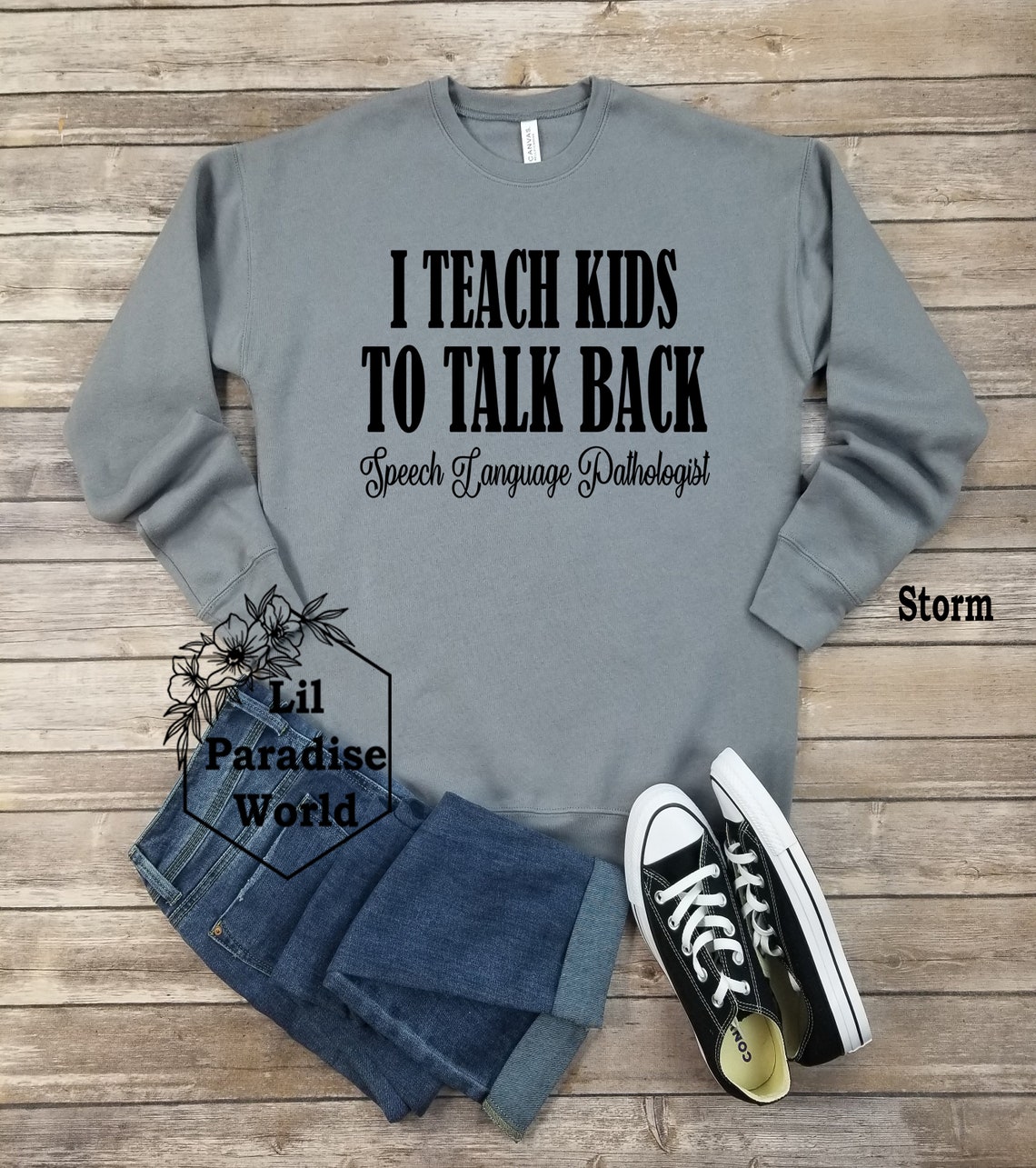 I Teach Kids to Talk Back Sweatshirt-speech Pathologist-slp Sweatshirt ...