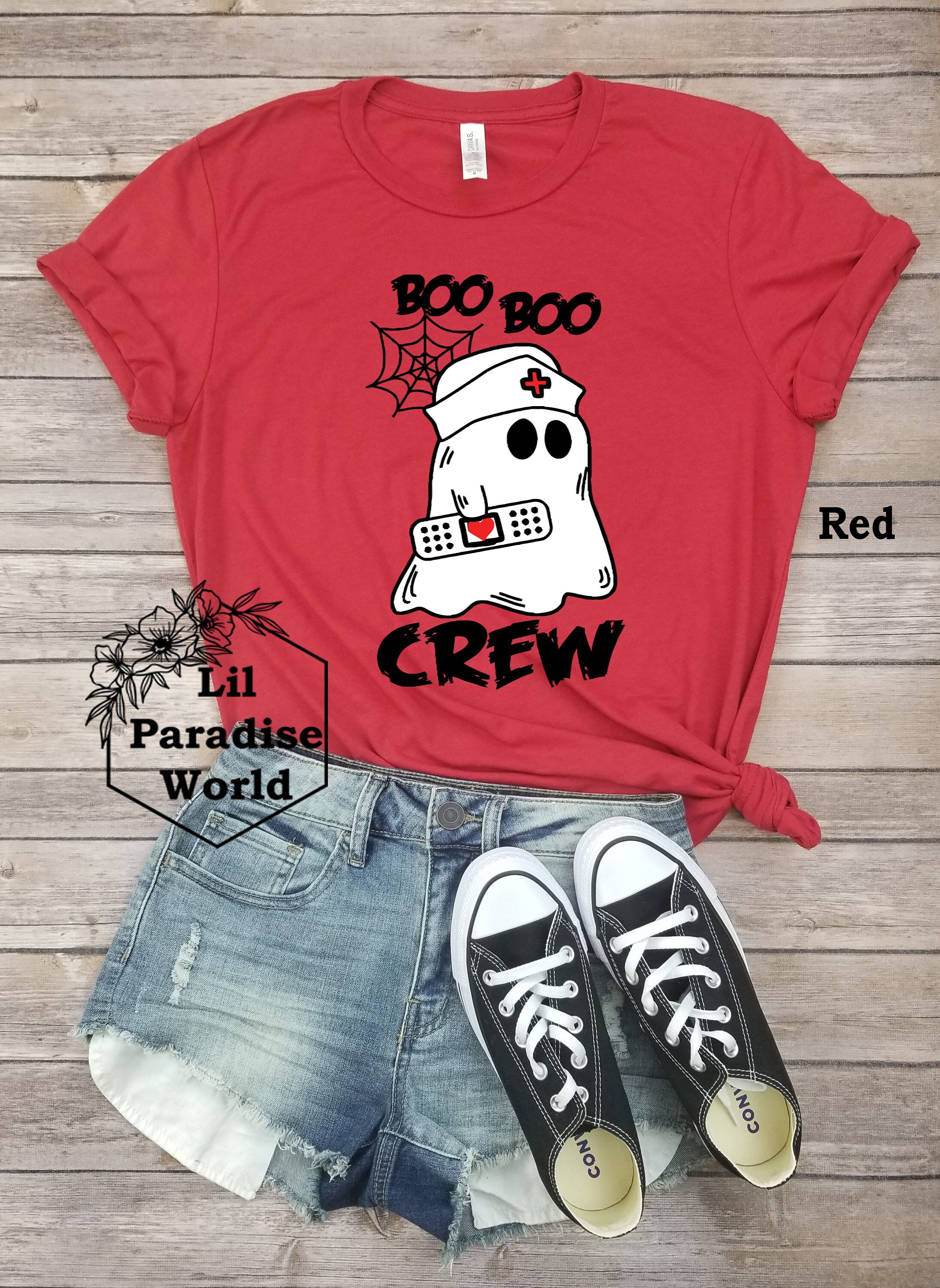Boo Boo Crew Nurse Shirt-Funny Nurse Shirt-Nurse Halloween Shirt ...