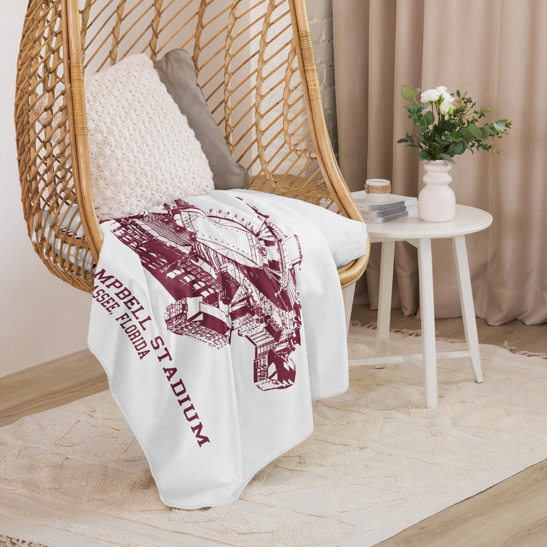FSU Go Noles Stadium Sherpa Blanket - Etsy