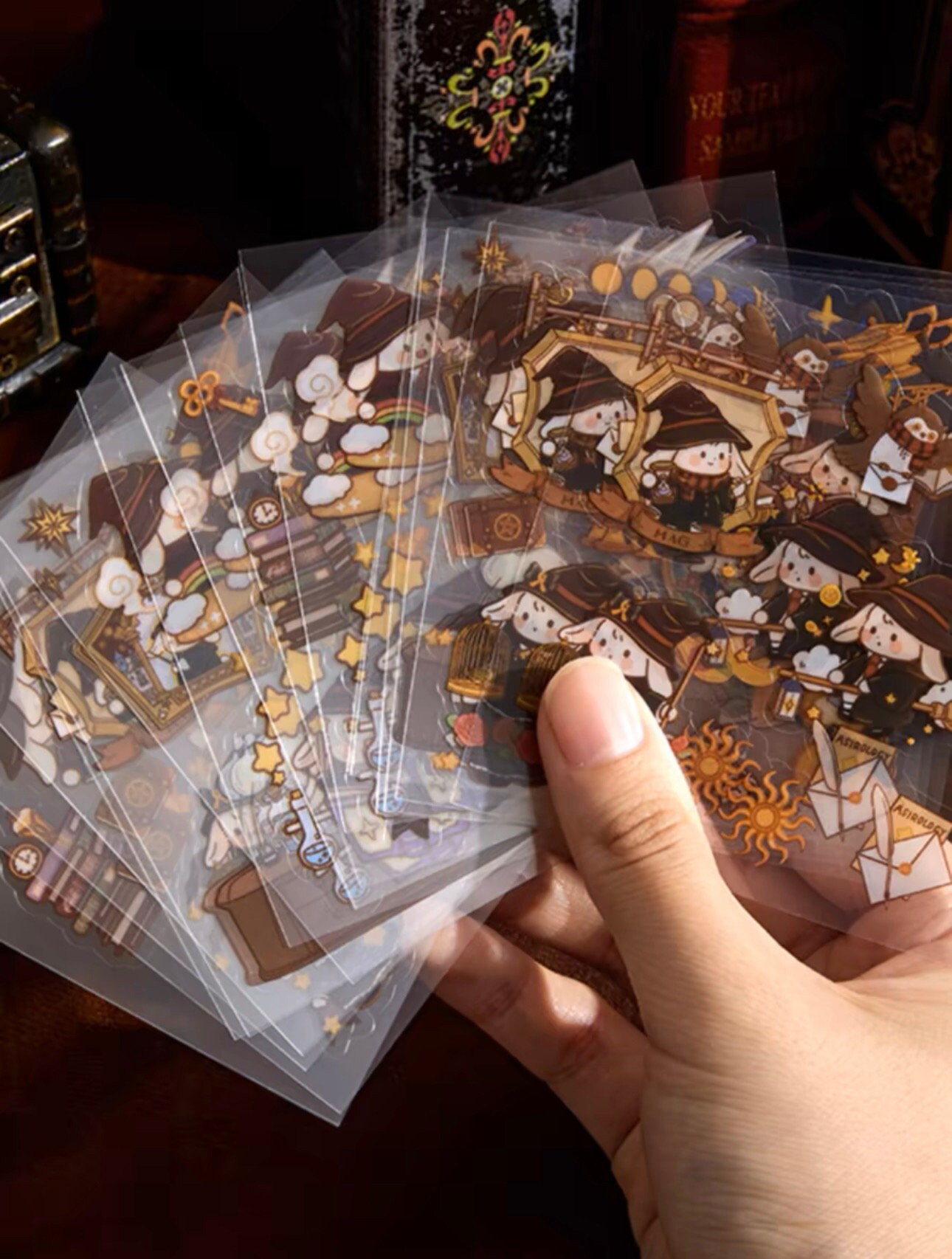 Hogwarts Bunny Journaling Kit Bookmark Sticker Memo Pads Stationary ...