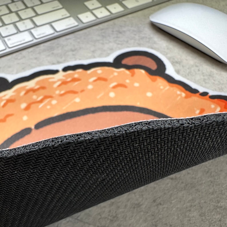 Sliced Bread With Capybara Filling Mouse Pad for Office Gaming Student ...
