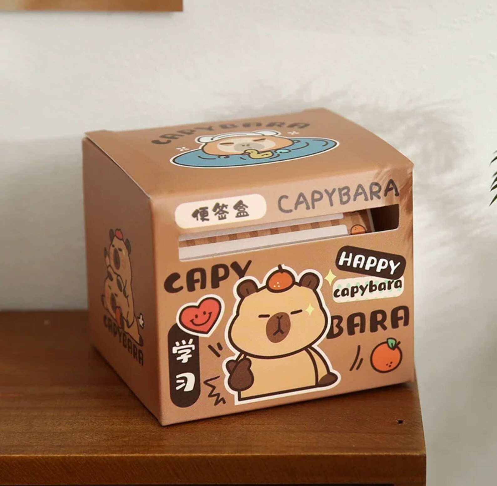 Capybara Sticker Note Roll 256pcs per Roll Sticky Notes Notepad ...
