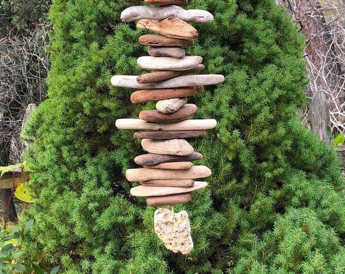 Li'l Heart of Stone - Driftwood Mobile/valhalla Ladder/witches Ladder ...