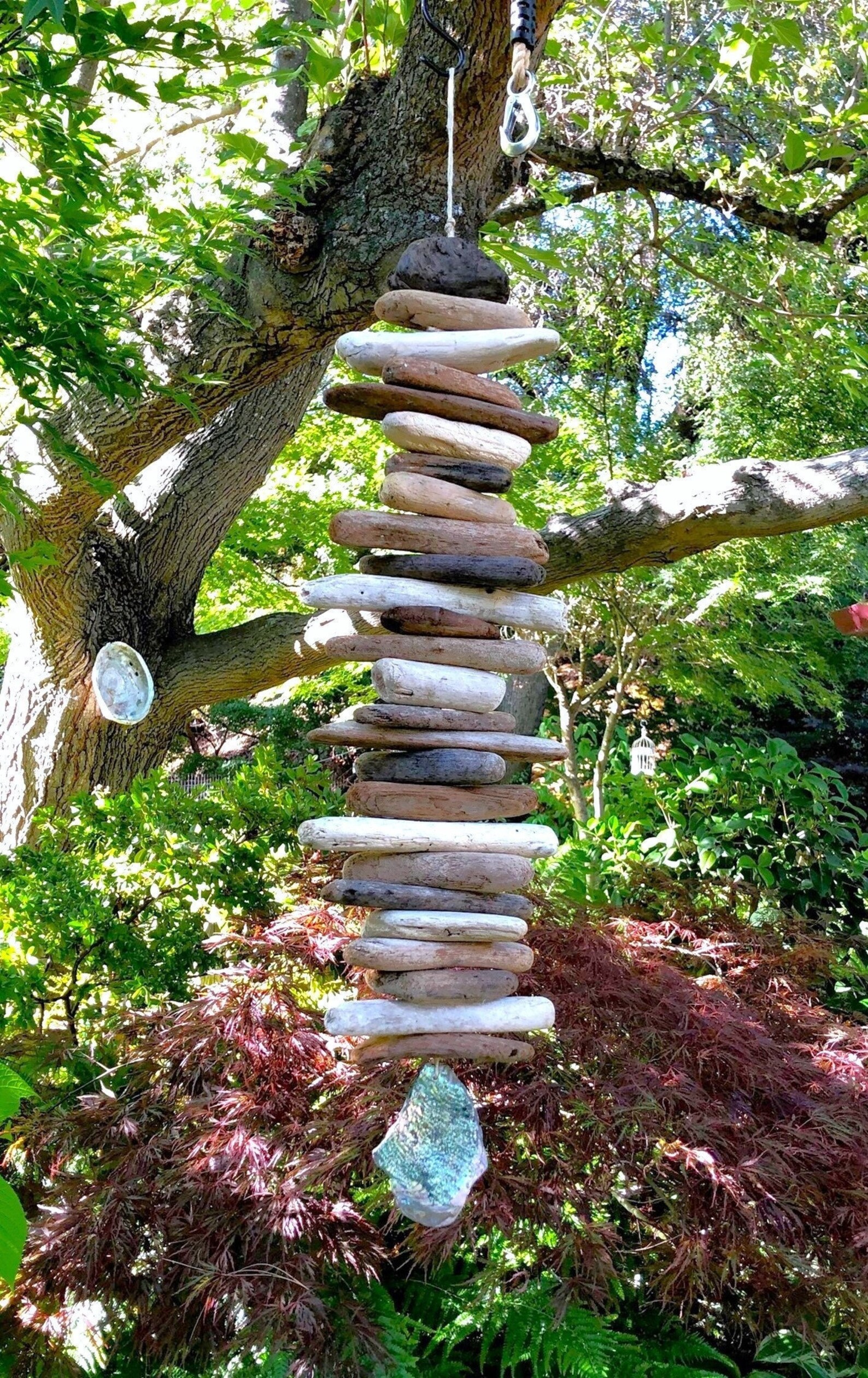 Treasure Cove Big Driftwood Mobile/valhalla Ladder/witches Ladder ...