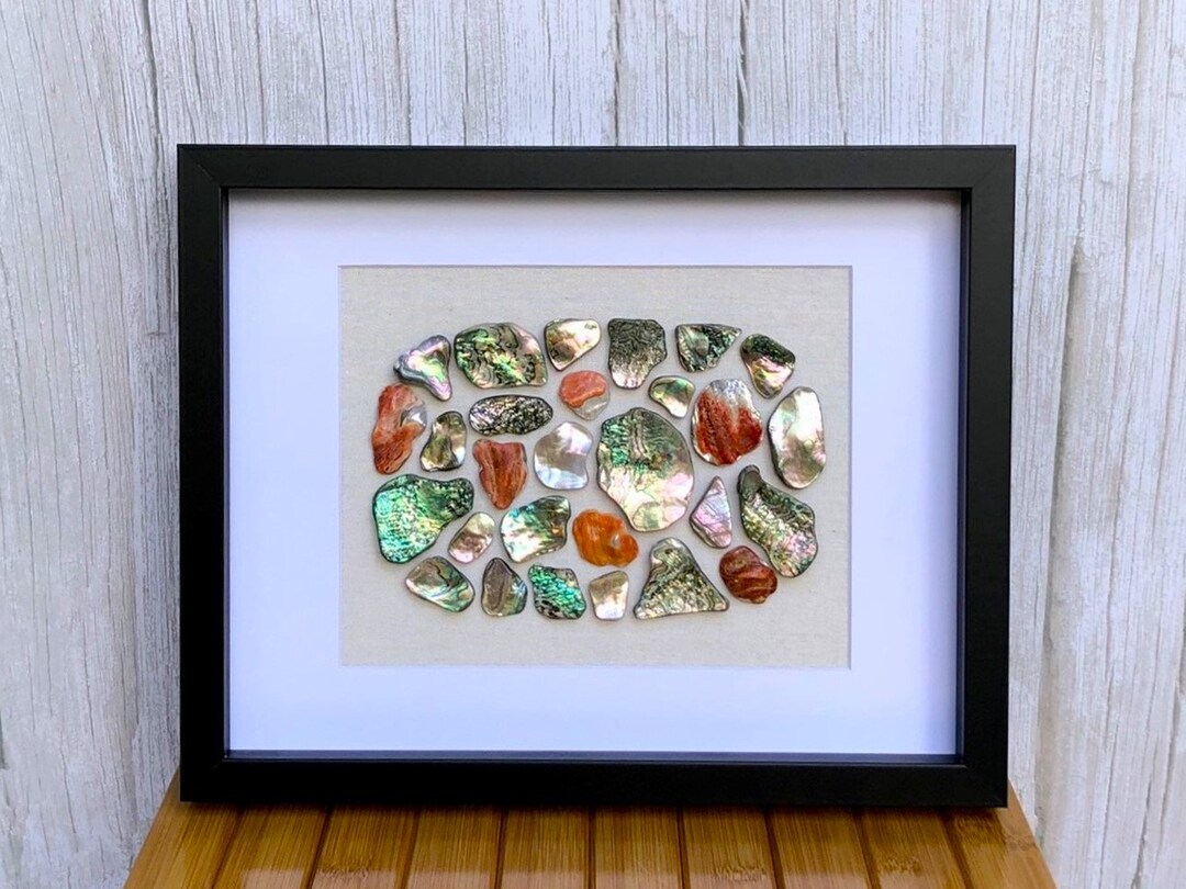 Shine Like It Does - Abalone Shell Shadowbox Wall Art. Natural/ethical ...