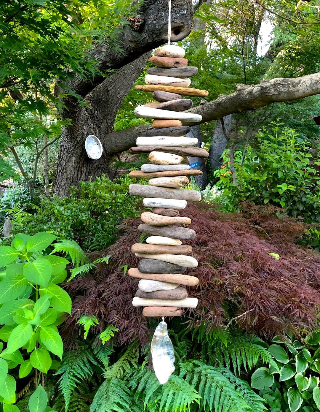 Stormy Sea Big Driftwood Mobile/valhalla Ladder/witches Ladder ...