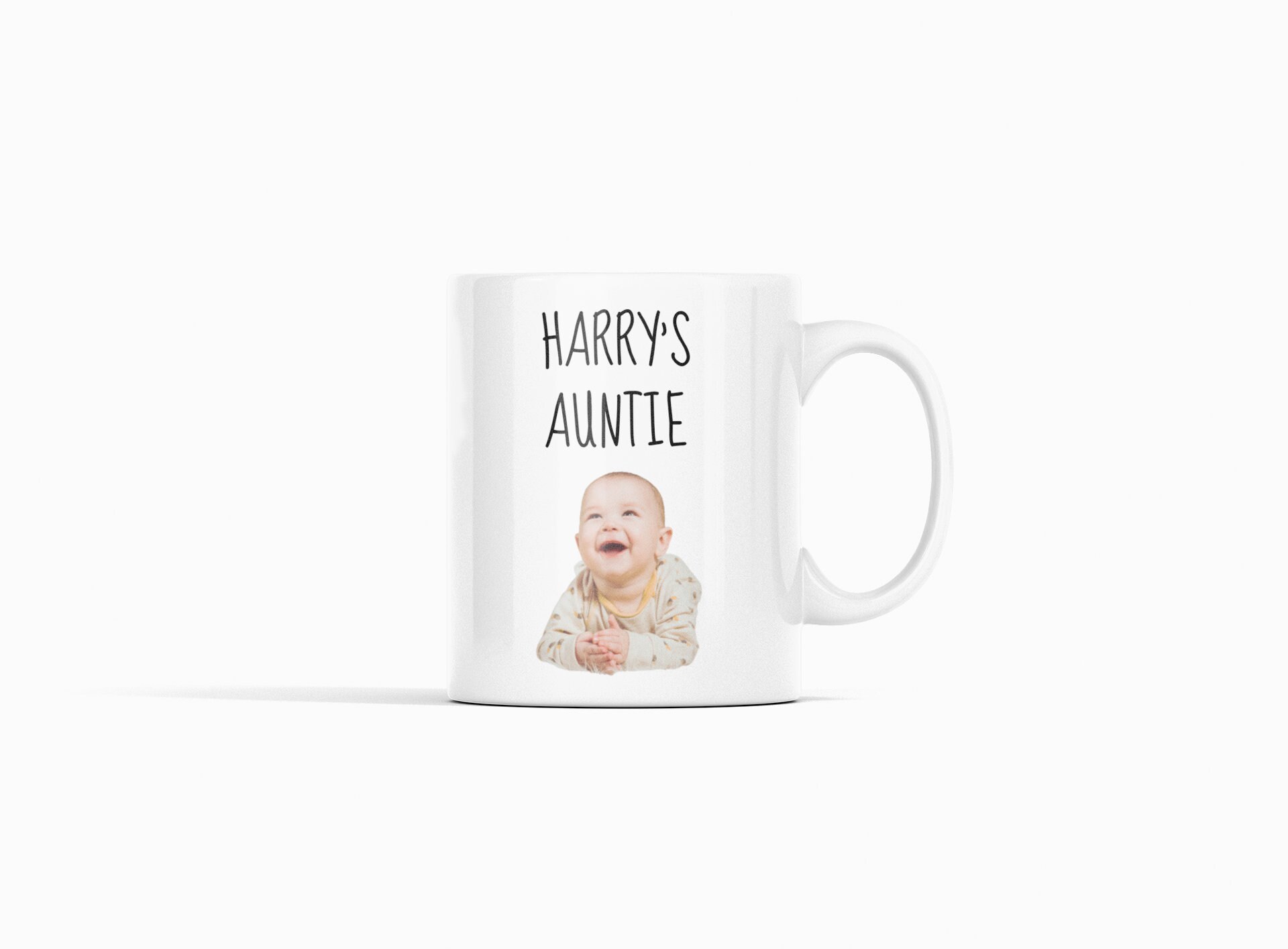 Cute Baby Photo Mug Custom Baby Photo Mug Birthday Gift - Etsy